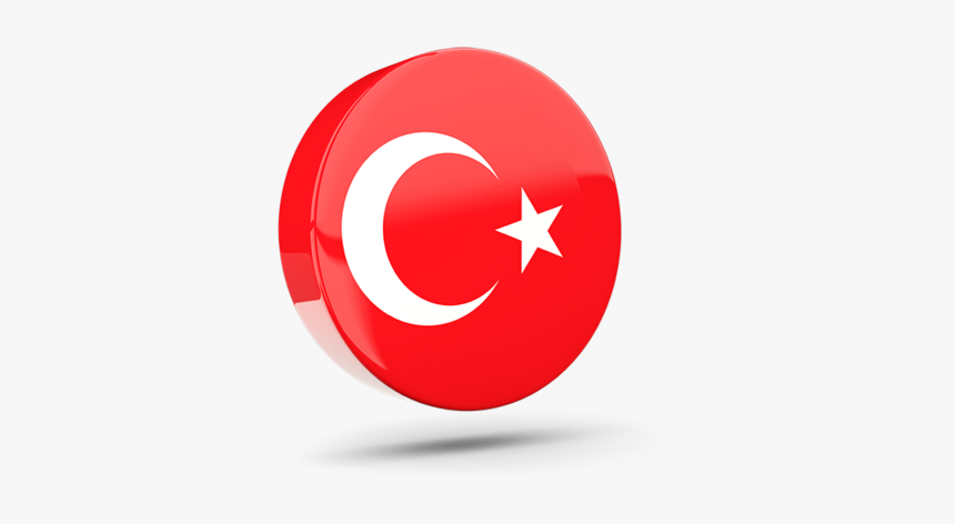 Glossy Round Icon 3d - Turkey Flag 3d Png, Transparent Png ...