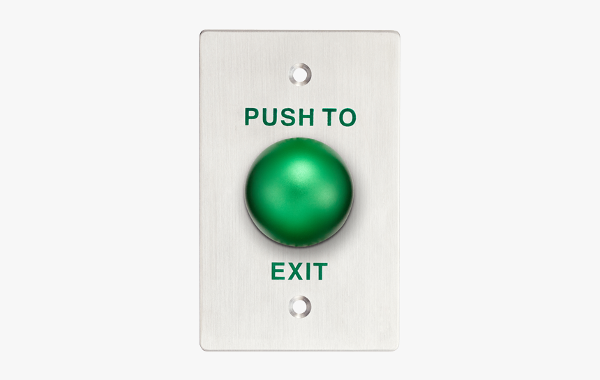 Exit Button With Green Button - Circle, HD Png Download , Transparent ...