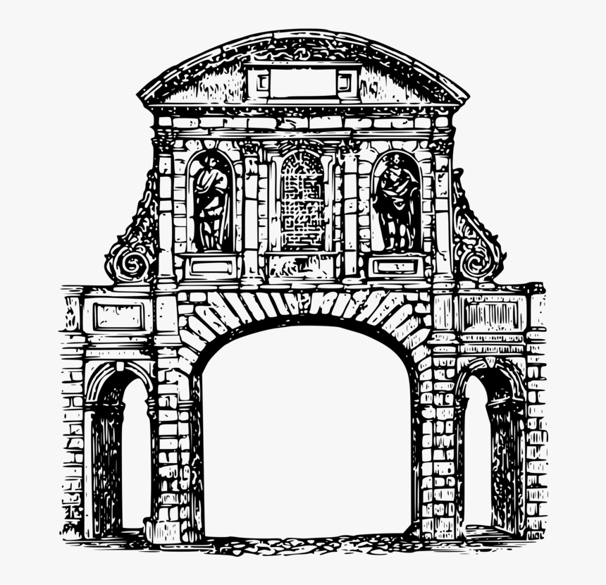 Roman Architecture Drawing