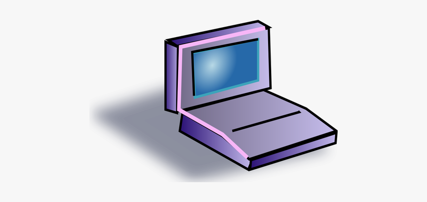 Laptop Cartoon Icon Vector Image - Icon, HD Png Download , Transparent ...