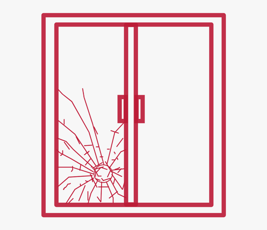 Broken Window - Ventana Rota Para Dibujar, HD Png Download ...