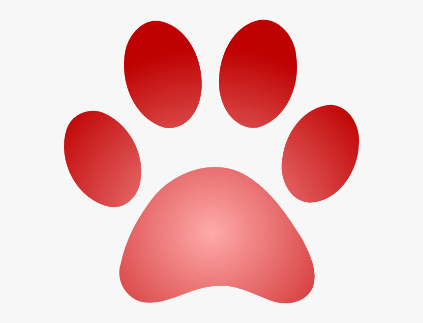 Transparent Dog Paw Print Clipart - Red Lion Paw Print, HD Png Download ...