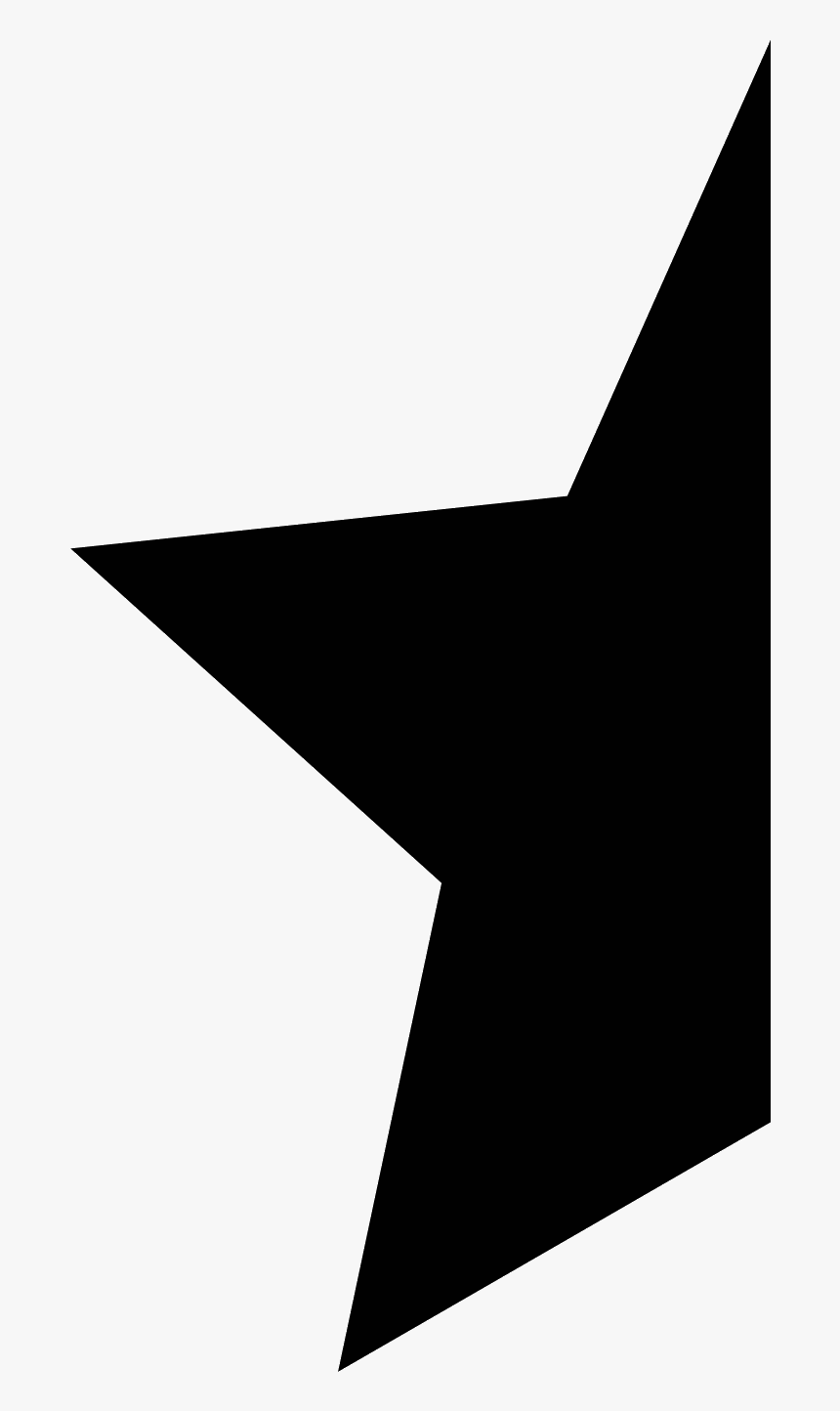 Half Star Symbol - Star Half Png, Transparent Png , Transparent Png ...