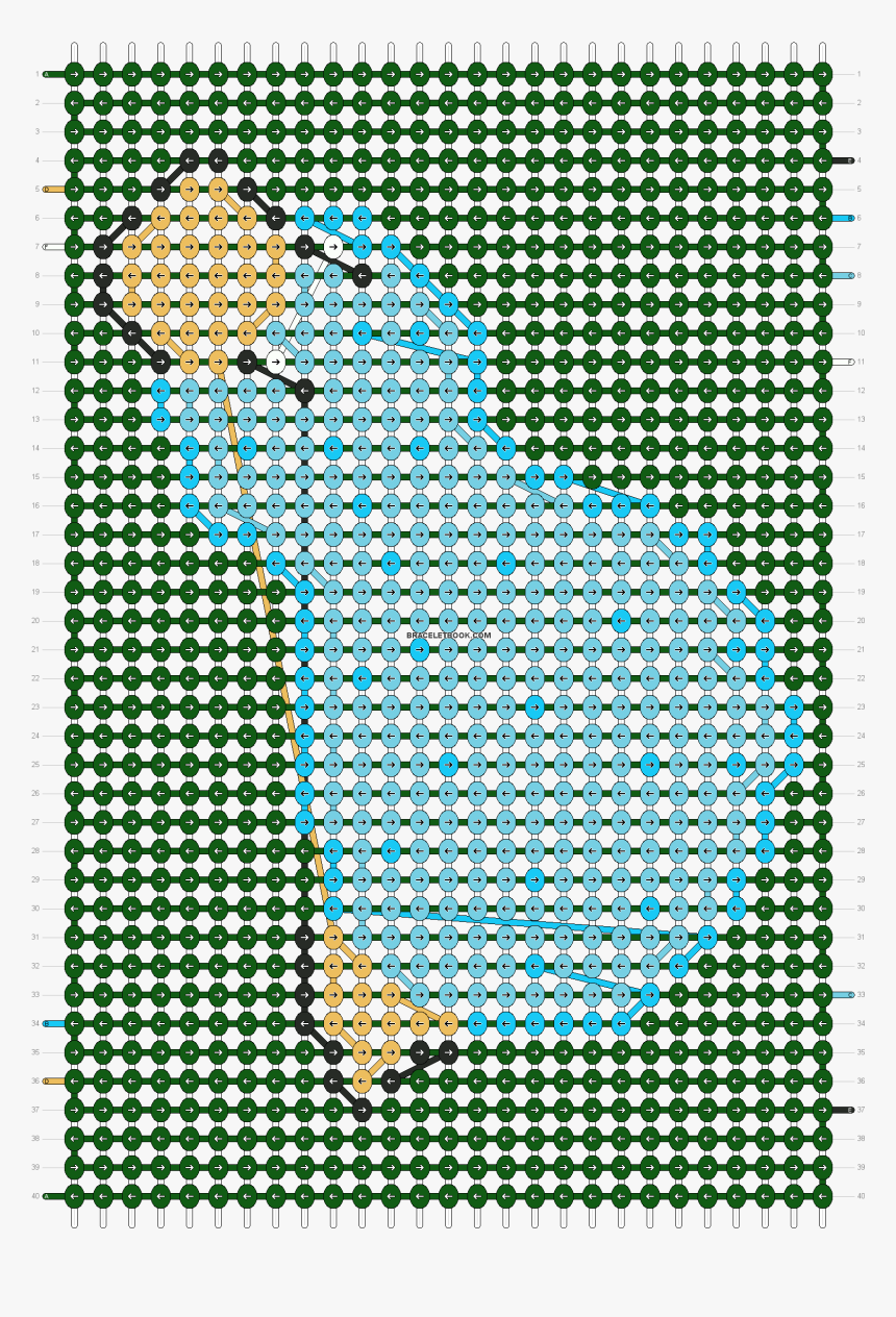 Alpha Pattern - Snoopy Friendship Bracelet Pattern, HD Png Download ...