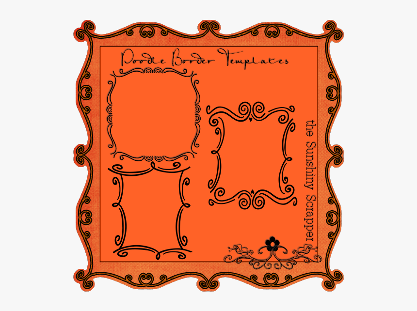Border Design Templates, HD Png Download , Transparent Png Image - PNGitem