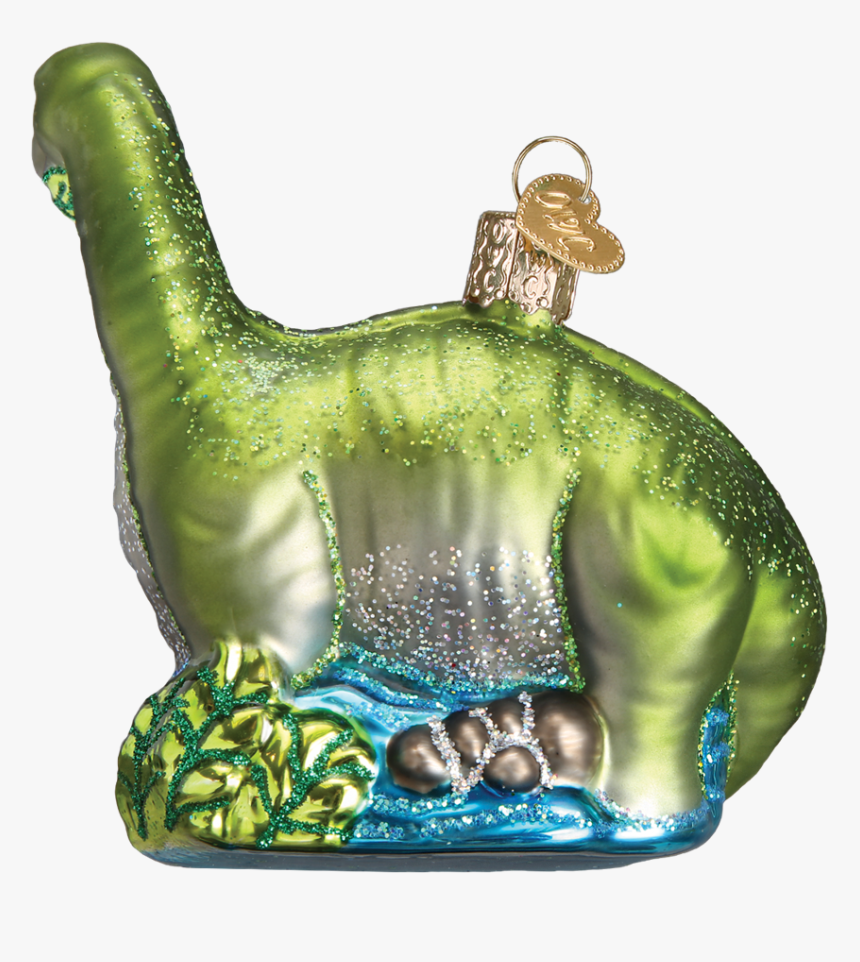 Old World Christmas Brontosaurus Dinosaur Christmas - Animal, HD Png ...
