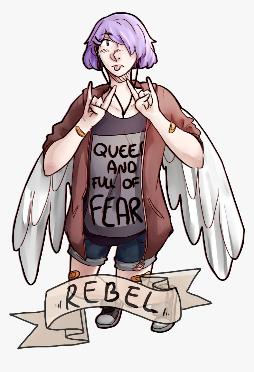 Rebel Girl Art - Cartoon, HD Png Download , Transparent Png Image - PNGitem
