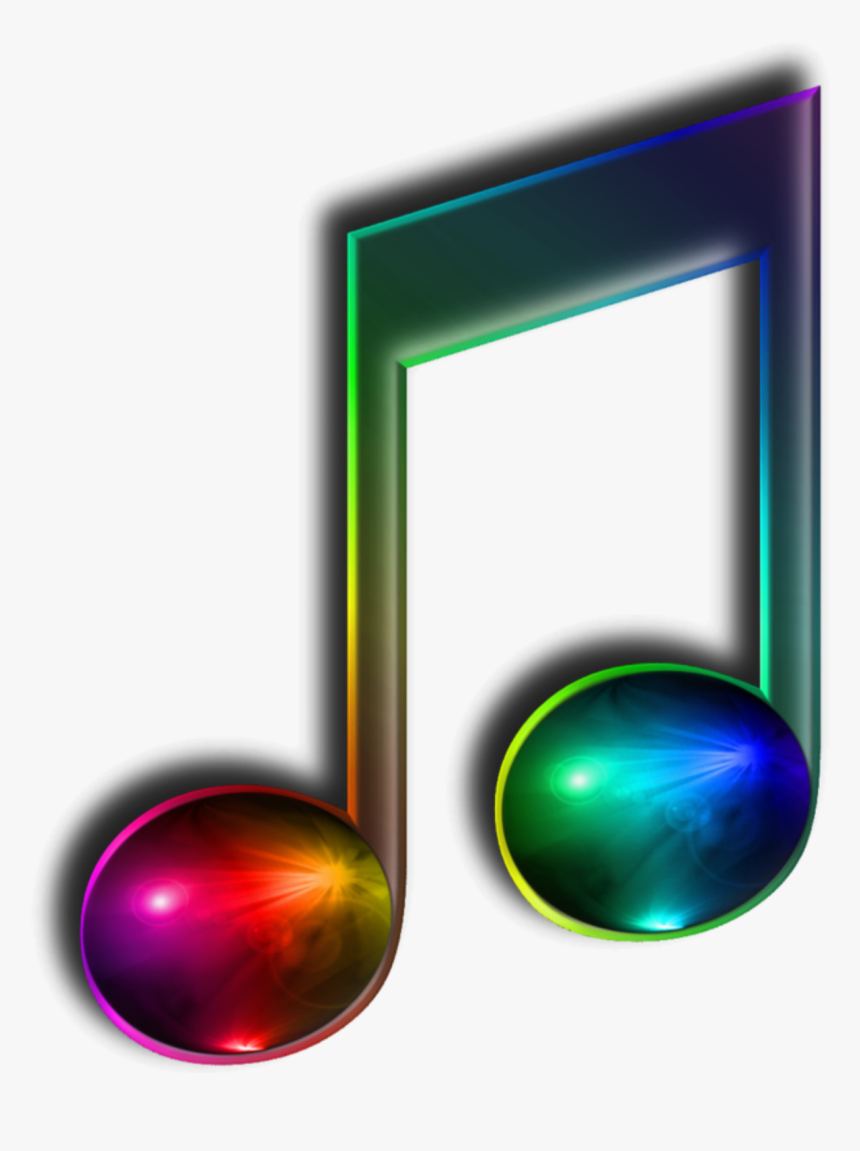 Rainbow Music Notes Clipart, HD Png Download , Transparent Png Image ...