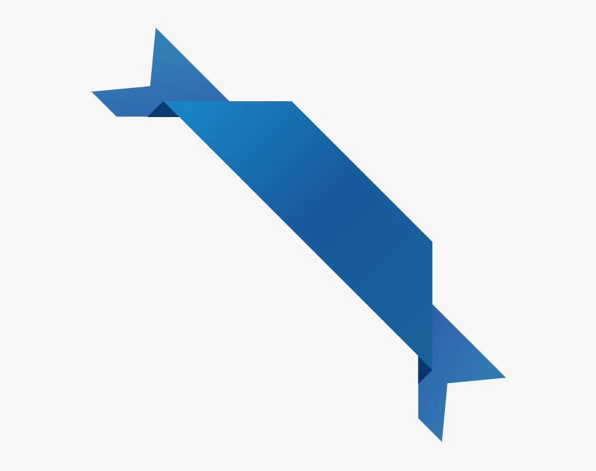 Blue Corner Png - Blue Ribbon Vector Png, Transparent Png , Transparent ...