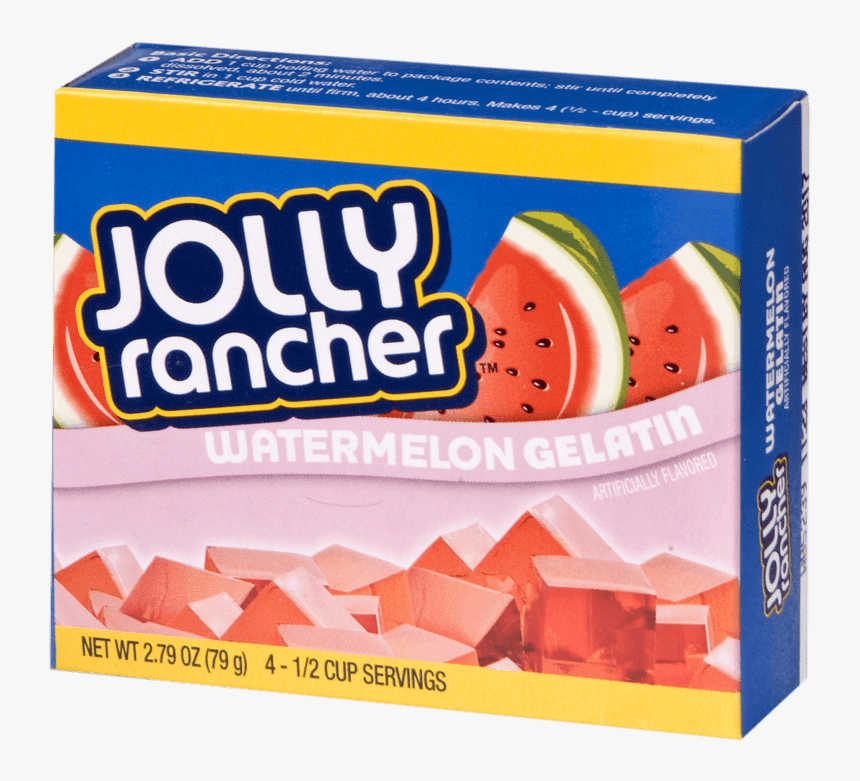 Jolly Rancher Watermelon Gelatin - Jolly Rancher Freezer Pops, HD Png ...