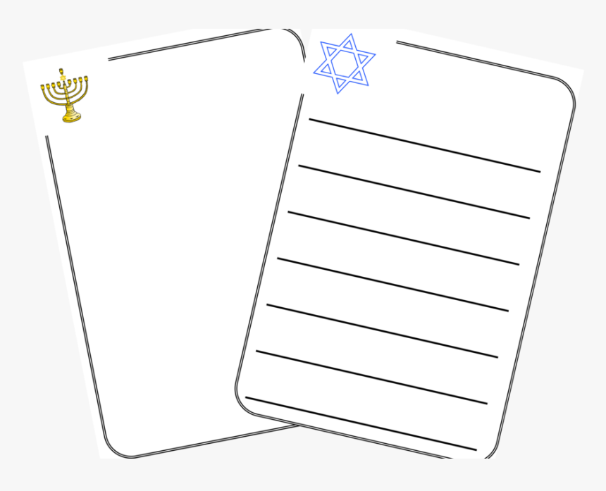 ‘hanukkah’ Mark Making/writing/drawing Sheets - Paper, HD Png Download ...