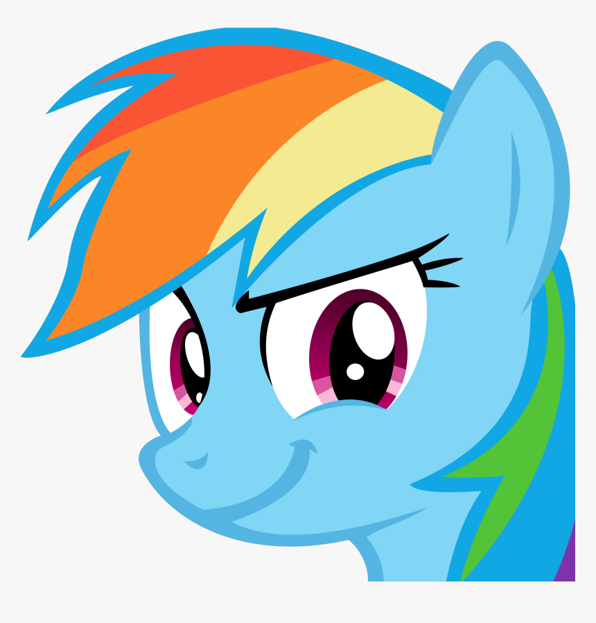 Cartoon Rainbow - Rainbow Dash Profile, HD Png Download , Transparent ...