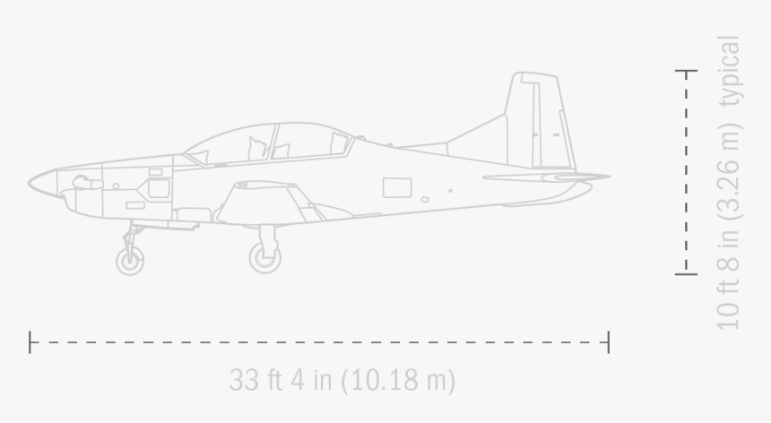 Pilatus Pc 9 Dimensions, HD Png Download , Transparent Png Image - PNGitem