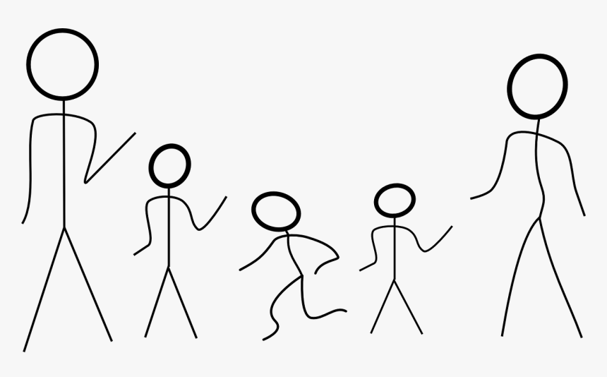 Stickman Family Of 5