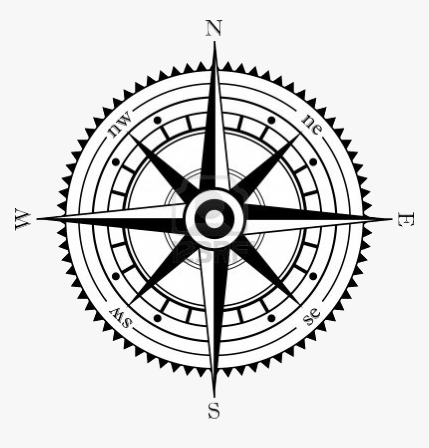 Compass Rose Free Clip Art, HD Png Download , Transparent Png Image ...
