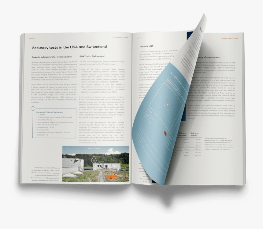 Wingtra White Paper On Absolute Accuracy - Brochure, HD Png Download , Transparent Png Image ...