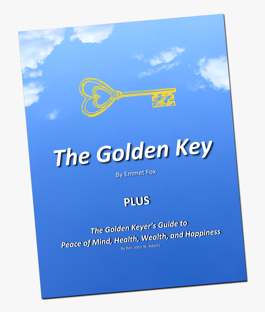 The Golden Key By Emmet Fox - Flyer, HD Png Download , Transparent Png ...