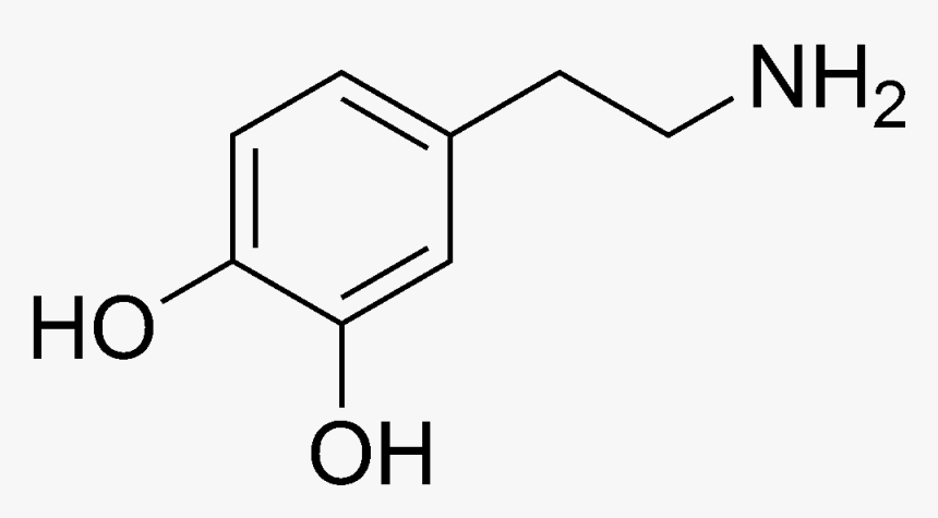 Dopamine Chemical Structure - Dopamine Structure, HD Png Download ...