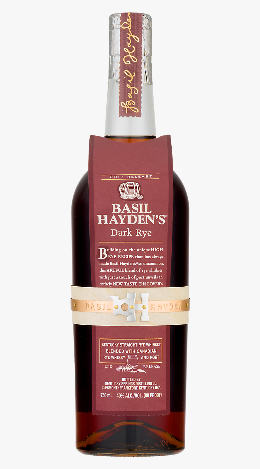 Basil Hayden Dark Rye, HD Png Download , Transparent Png Image - PNGitem