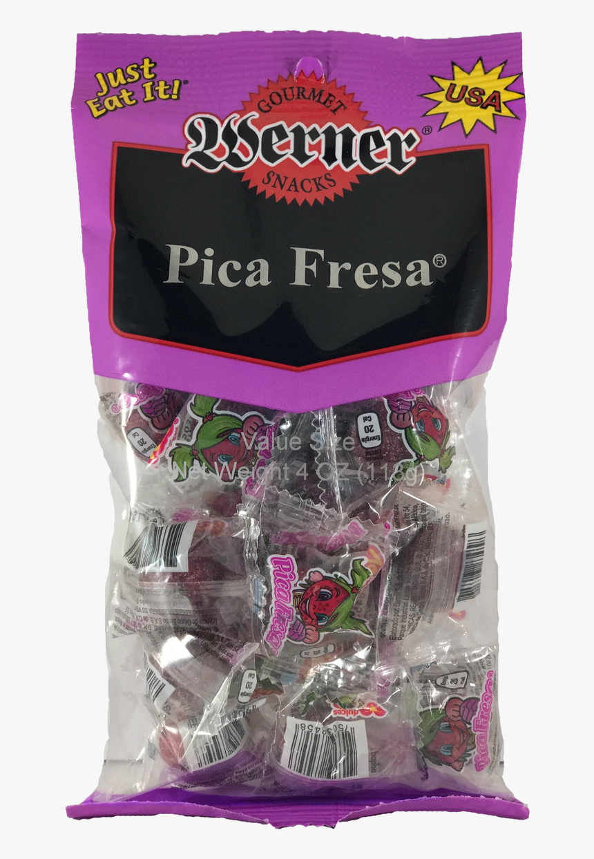 Pica Fresa 4oz Bag 6ct Case Class - Candy, HD Png Download ...