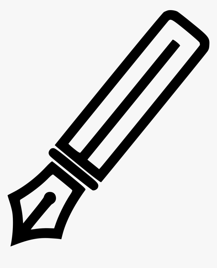 Fountain Pen - Icon, HD Png Download , Transparent Png Image - PNGitem
