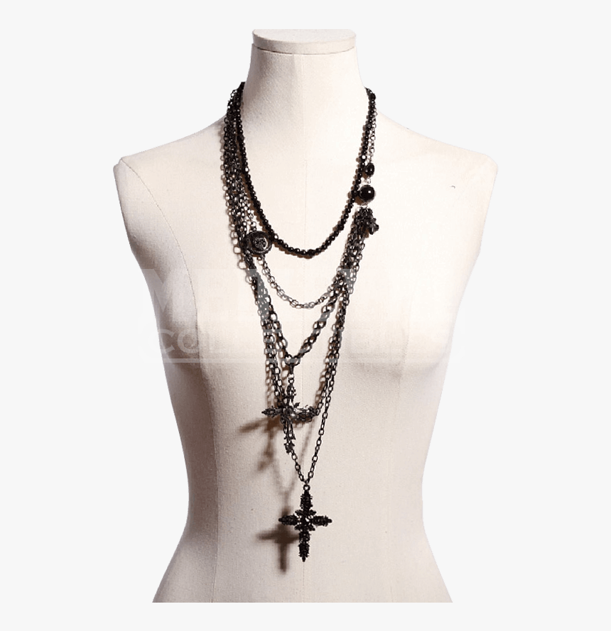 Goth Cross Neclace Png, Transparent Png , Transparent Png Image - PNGitem