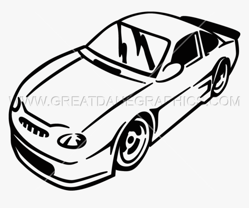 Black And White Race Car, HD Png Download , Transparent Png Image - PNGitem