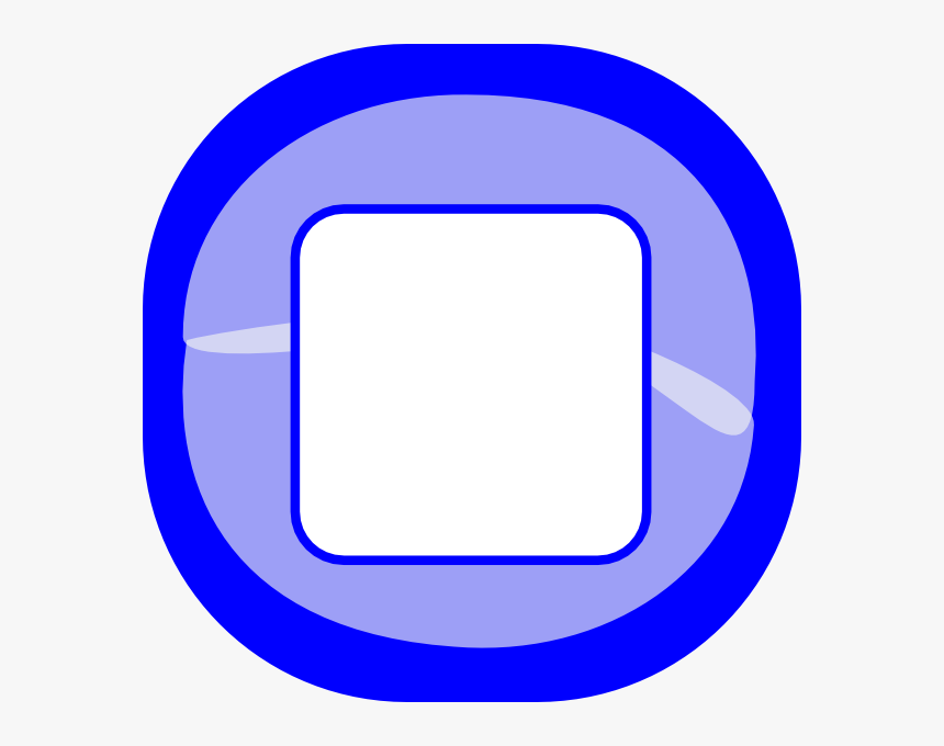 Original Png Clip Art File Stop Blue Button Svg Images - Circle ...