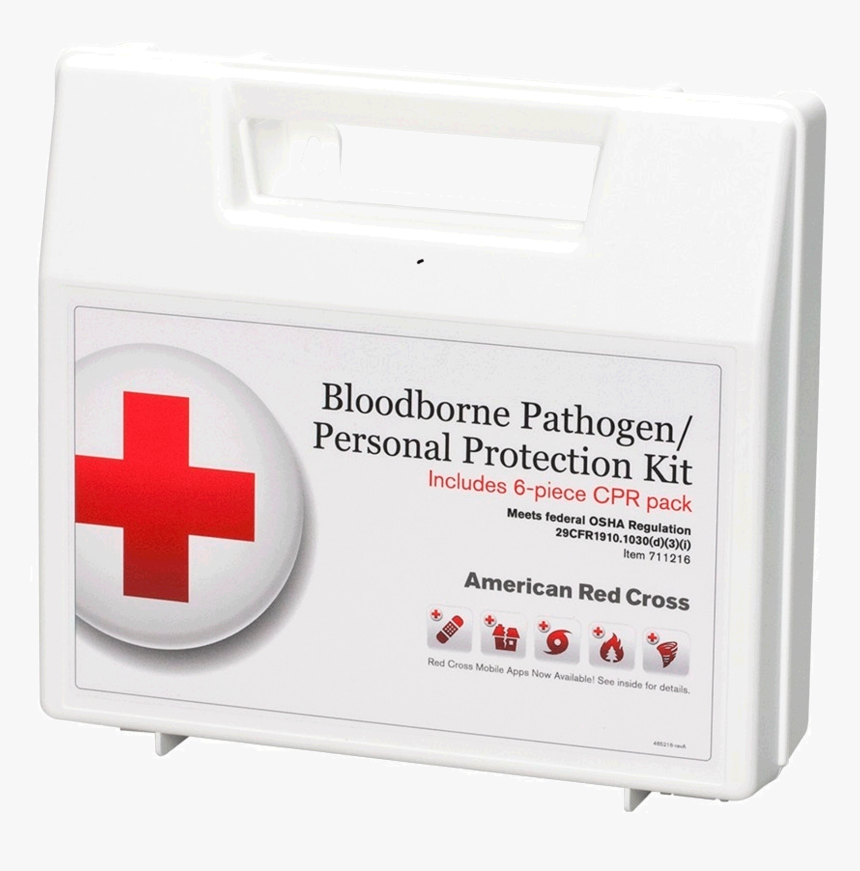 Bloodborne Pathogen Kit For Personal Protection - First Aid, HD Png ...
