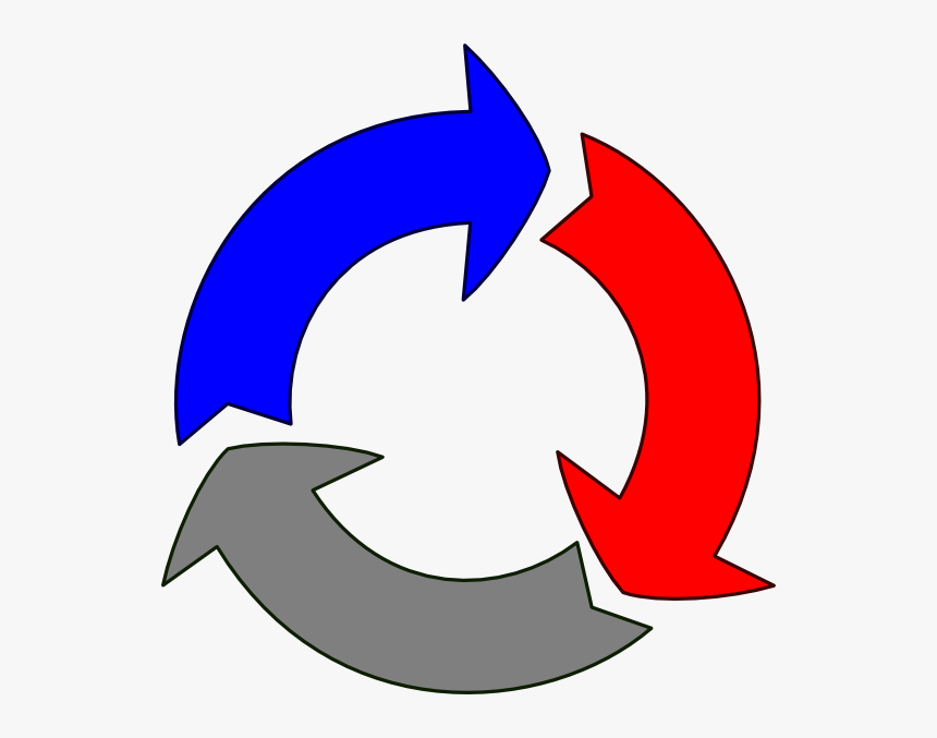 Red Arrows In A Circle, HD Png Download , Transparent Png Image - PNGitem