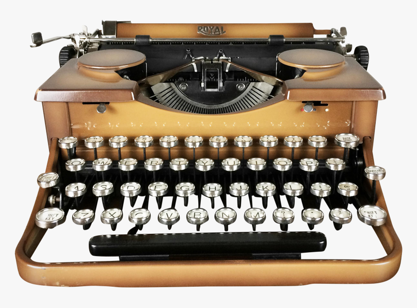 Transparent Typewriter Png - Transparent Vintage Typewriter Png, Png ...