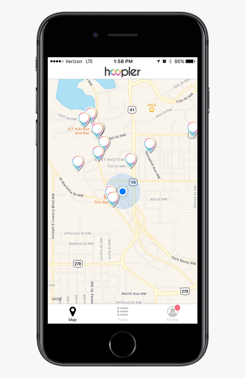 Uber App On Phone Transparent Background Png, Png Download ...