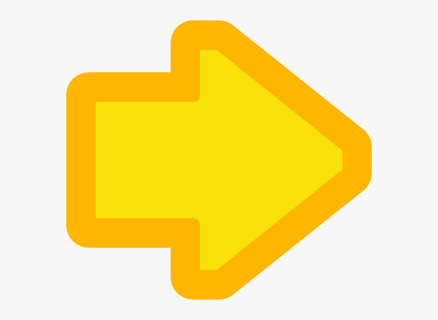 Yellow Arrows Svg Clip Arts - Yellow Arrow Png Gif, Transparent Png ...