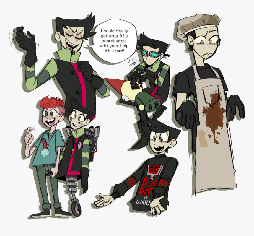 “ugh Human Zim Sketchpage ” - Invader Zim Human Zim, HD Png Download ...