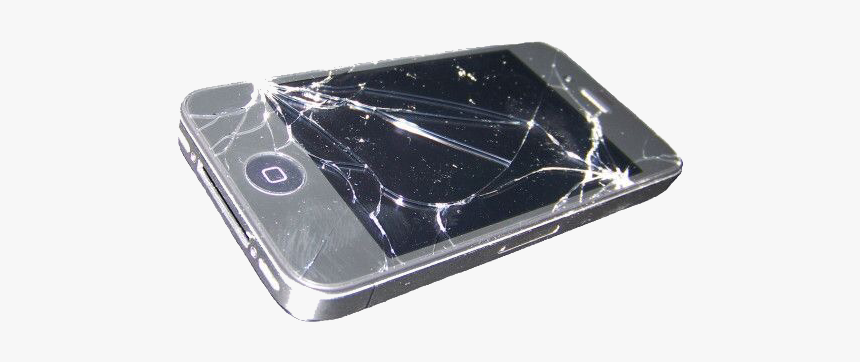 Broken Iphone 4, HD Png Download , Transparent Png Image - PNGitem