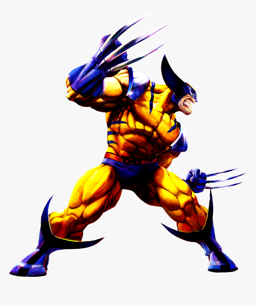 Transparent Wolverine Png - Wolverine Marvel Vs Capcom, Png Download ...