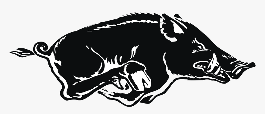 Arkansas Razorbacks Logo Black And White, HD Png Download , Transparent ...