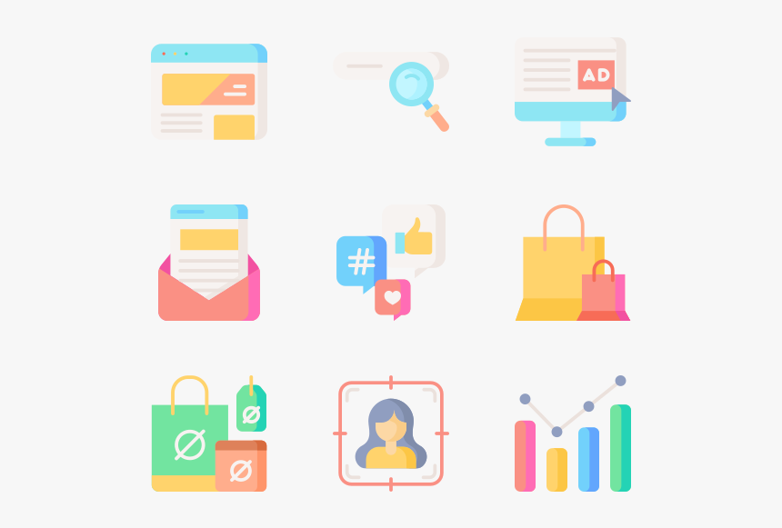 Branding And Design Focus Advertising Vector Icon Png, Transparent Png ...