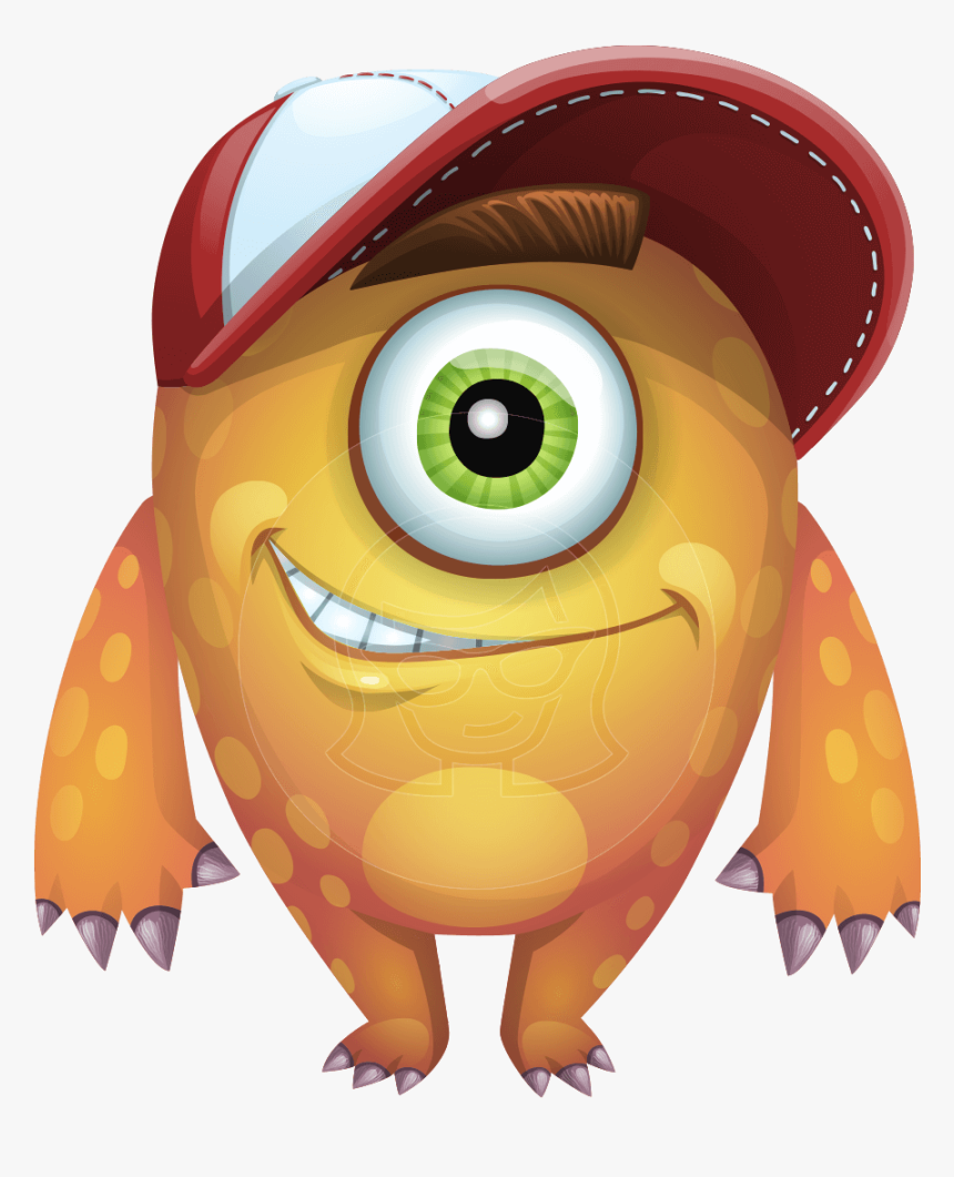 Cyclops Monster Cartoon Vector Character Aka One-eyed - One Eyed, HD ...