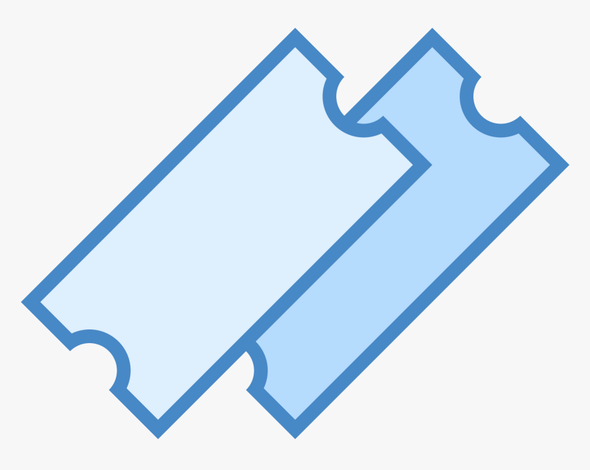 Two Tickets Icon - Ticket Icon Png, Transparent Png , Transparent Png ...