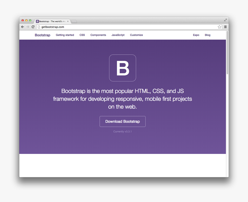 Front-end Framework - Bootstrap, HD Png Download , Transparent Png Image - PNGitem