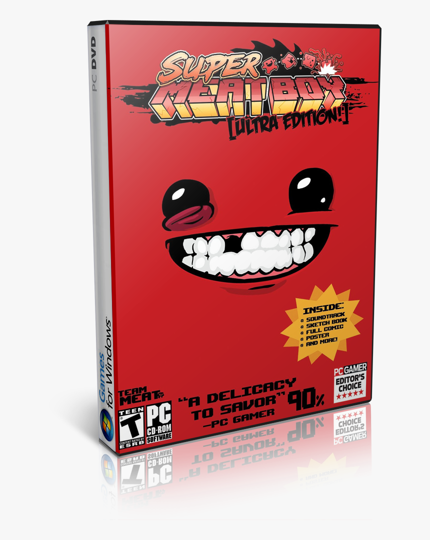 Transparent Super Meat Boy Png - Super Meat Boy Switch, Png Download ...