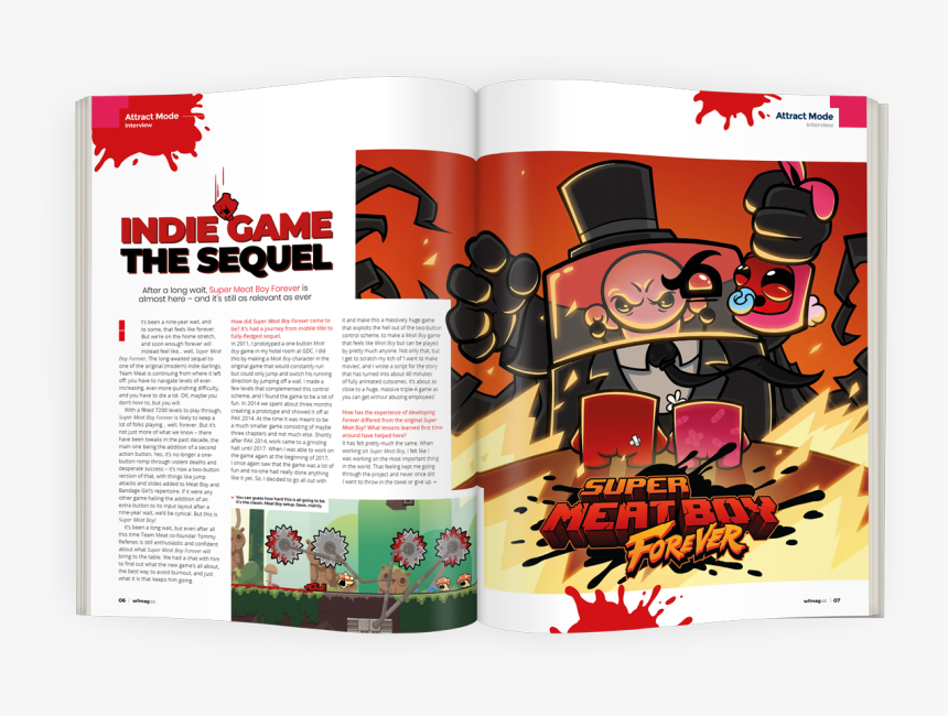 Team Meat Open Up About The Hotly-anticipated Super - Flyer, HD Png ...