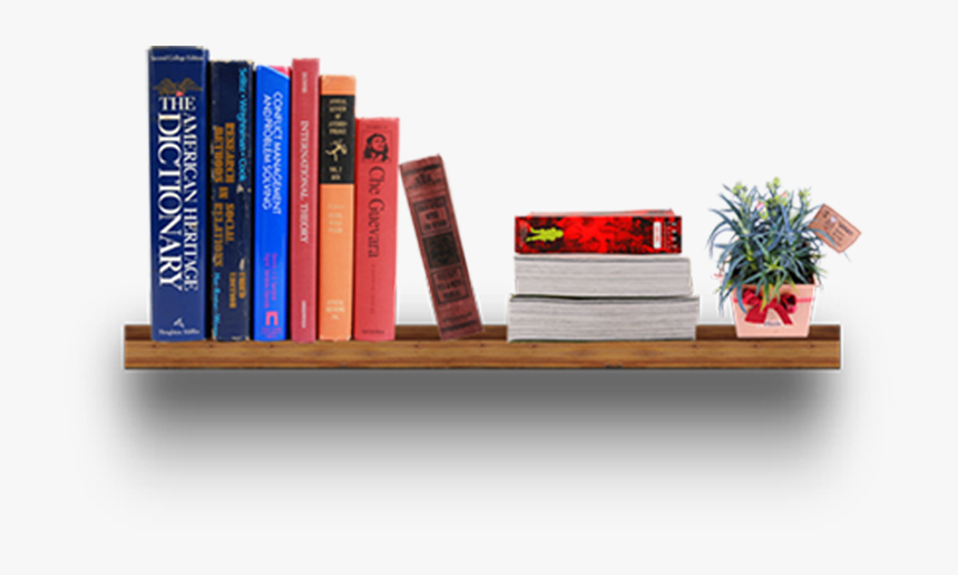 Bookcase Furniture Books On - Transparent Table With Books, HD Png ...