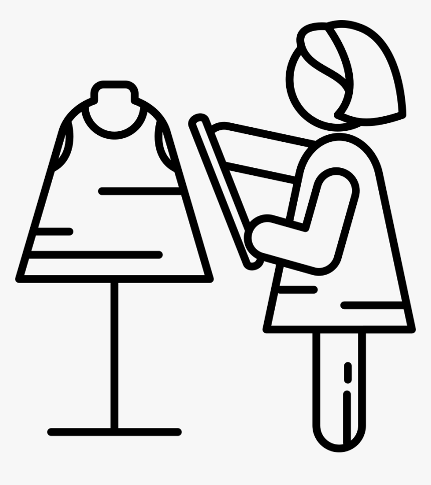 Sewing Woman - Sewing Icon Png, Transparent Png , Transparent Png Image ...