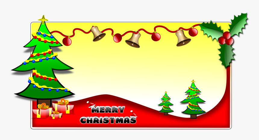 Christmas Gift Tags Clip Art - Clip Art Christmas Card, HD Png Download ...