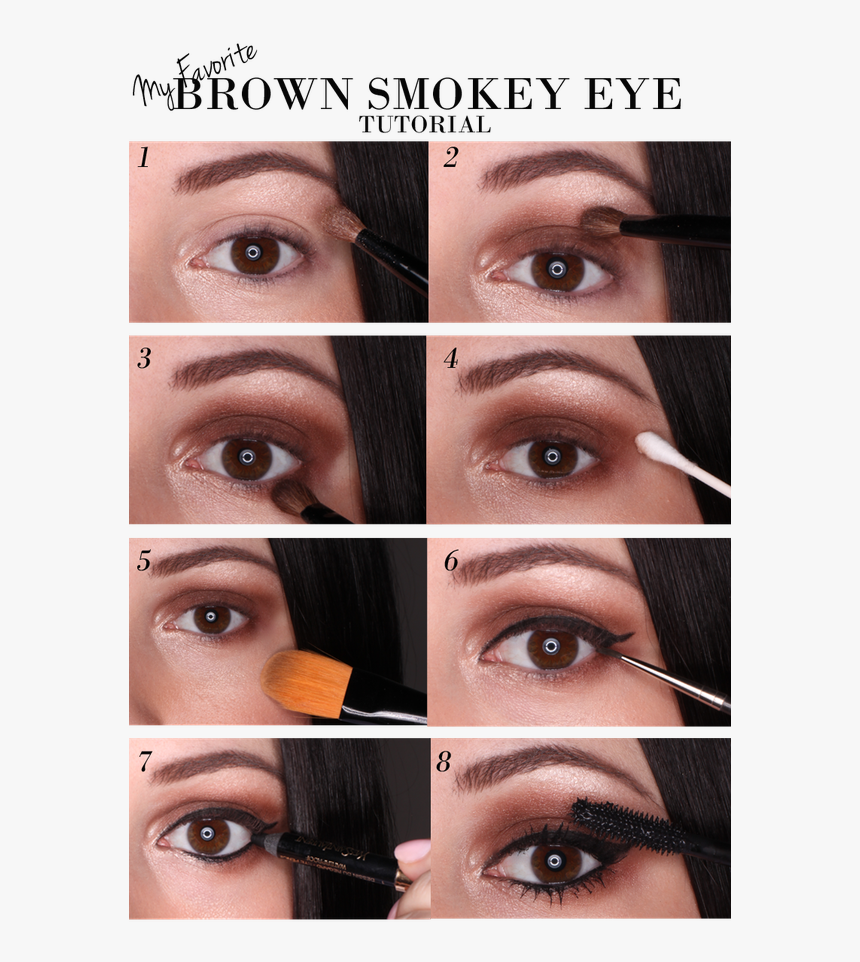 Transparent Eye Makeup Png - Smokey Eye Brown Eye Makeup, Png Download ...