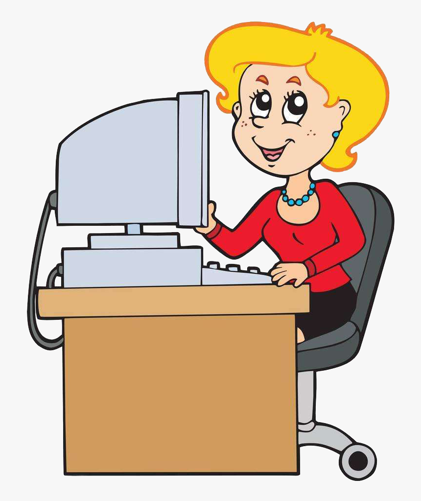 Secretary Png Hd - Cartoon Secretary, Transparent Png , Transparent Png ...