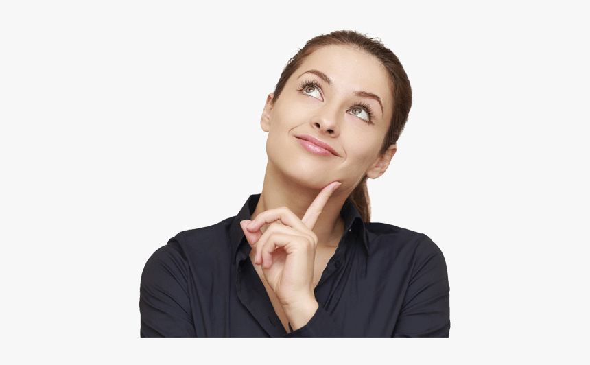 Women Transparent Person - Woman Questioning, HD Png Download ...