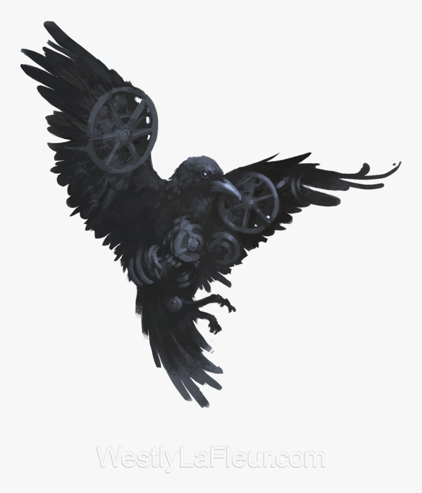 Raven Art Png - Drawing Art Raven, Transparent Png , Transparent Png ...
